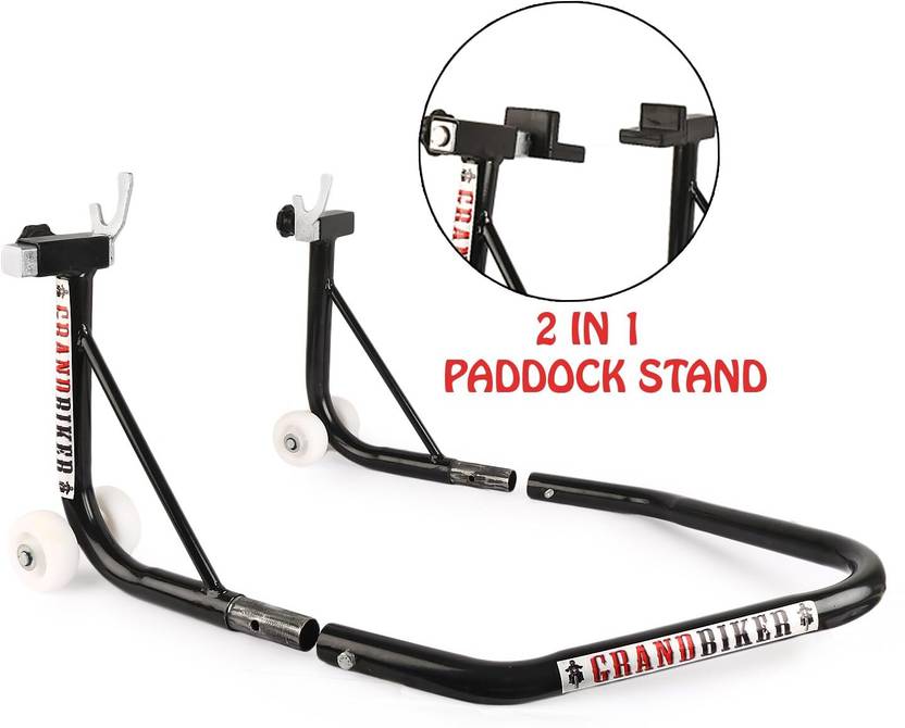 Grandbiker Dismantlable Rear Paddock Stand with Swingarm Rest and ...