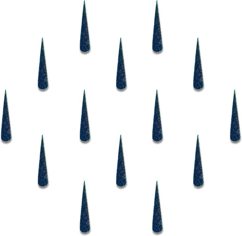 Comet Busters Blue Tilak Bindi (9mm) (BIN2022) Forehead Blue Bindis ...