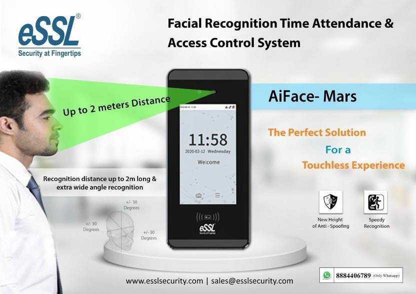 eSSL AiFace-Mars Facial Recognition Time & Attendance, Access Control ... eSSL AiFace-Mars Facial Recognition Time & Attendance, Access Control ...