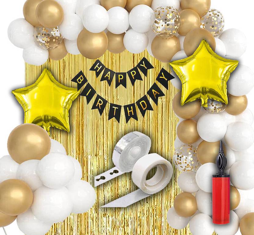 MIKAZUKI Happy Birthday Decoration kit Combo Birthday Décor Price in ...