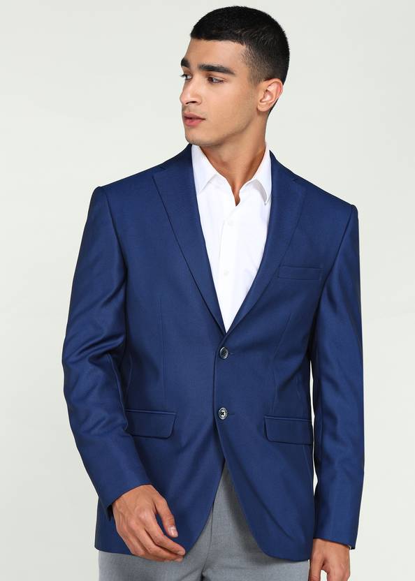 PETER ENGLAND Checkered Tuxedo Style Formal Men Blazer - Buy PETER ...