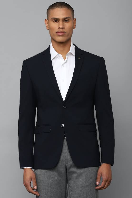 Allen Solly Solid Single Breasted Formal Men Blazer - Buy Allen Solly ...
