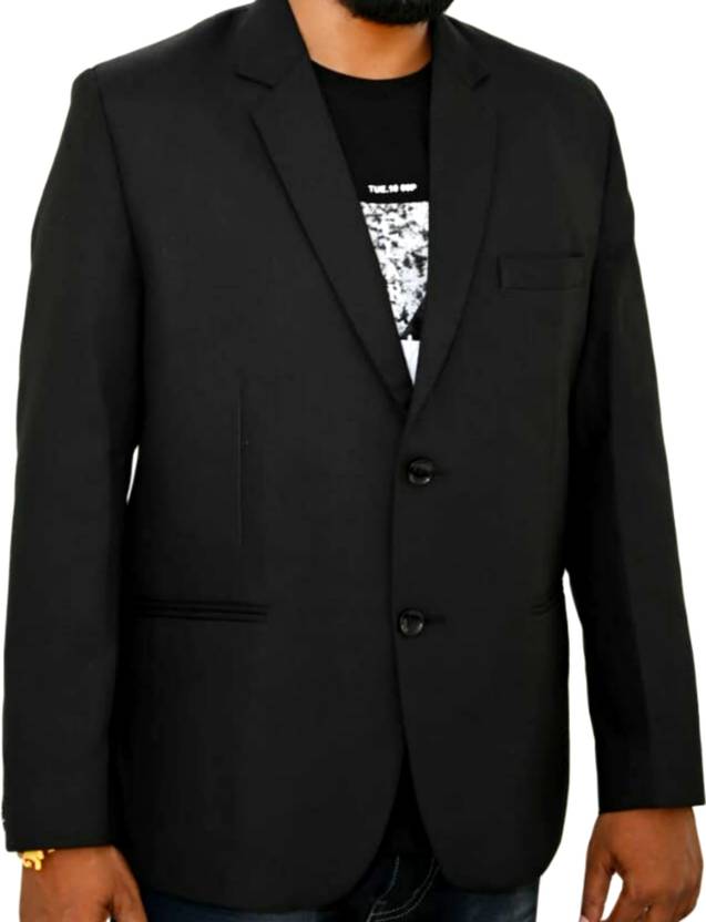 Dresses Wala Solid Tuxedo Style Formal Men Blazer - Buy Dresses Wala ...