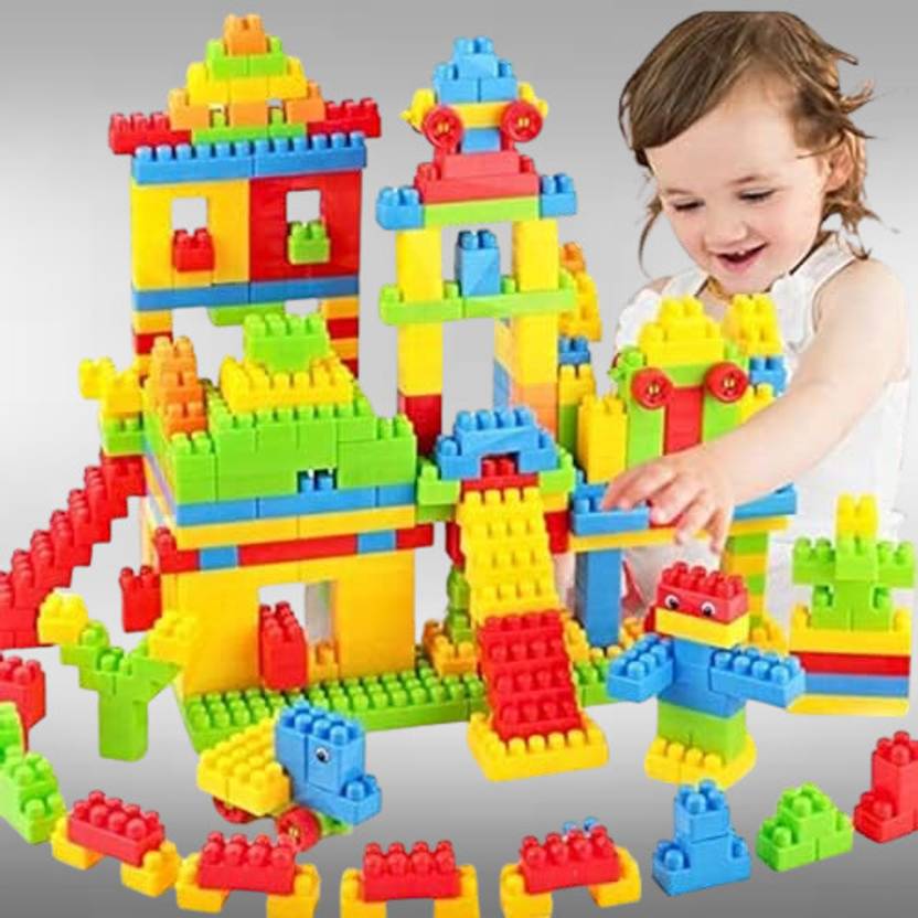 Shringaar Creation Kids Learning Toys Fancy DIY Building Plastic Blocks ...