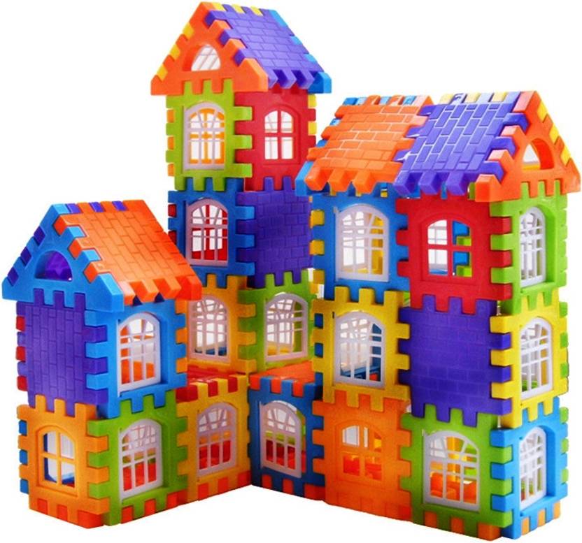 KHVIRJA Building Blocks with Windows, Block Game50PIS - Building Blocks ...