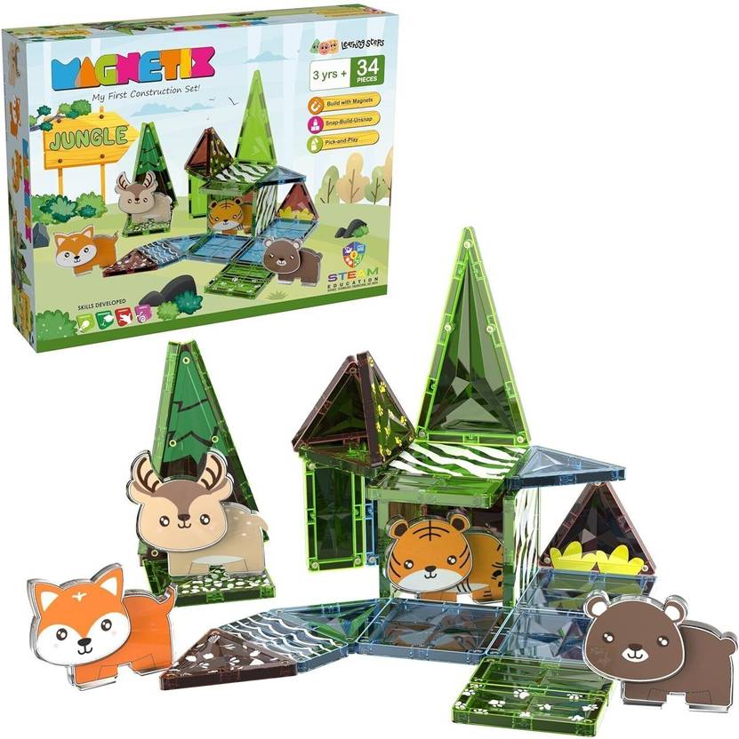 YUIOP - Magnetix Jungle Multi Model Making Set - Build With Magnets ...