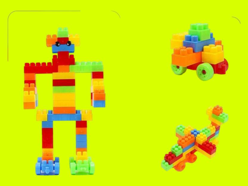 Somnath Plast Educational STEM Building Blocks Learning Educational Toy ...