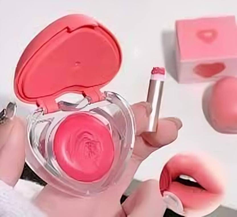 Divyaan Beauty Korean Viral Heart Shaped Blush & Lip Tint - Price in ...
