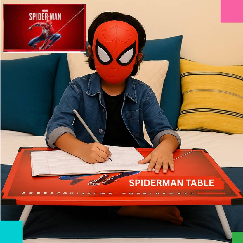 Aarvee SD-M Multipurpose Foldable Kids Study table Bed wood portable ...