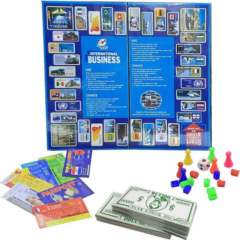 SAFESEED NEW ORIGINAL INTERNATIONAL BUSINESS GAME Money & Assets Board ...