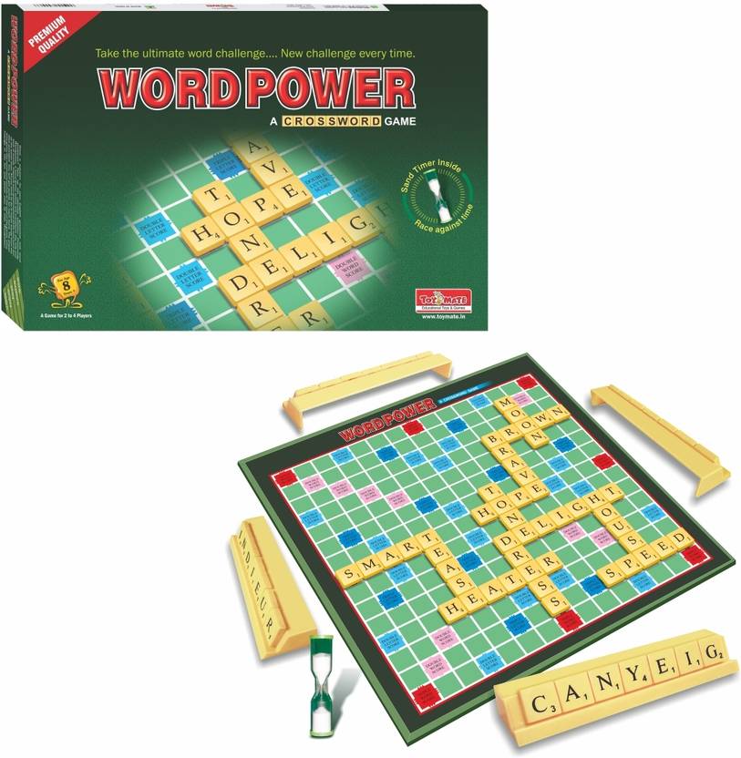 Toymate Word Power Premium Word Games Board Game - Word Power Premium ...
