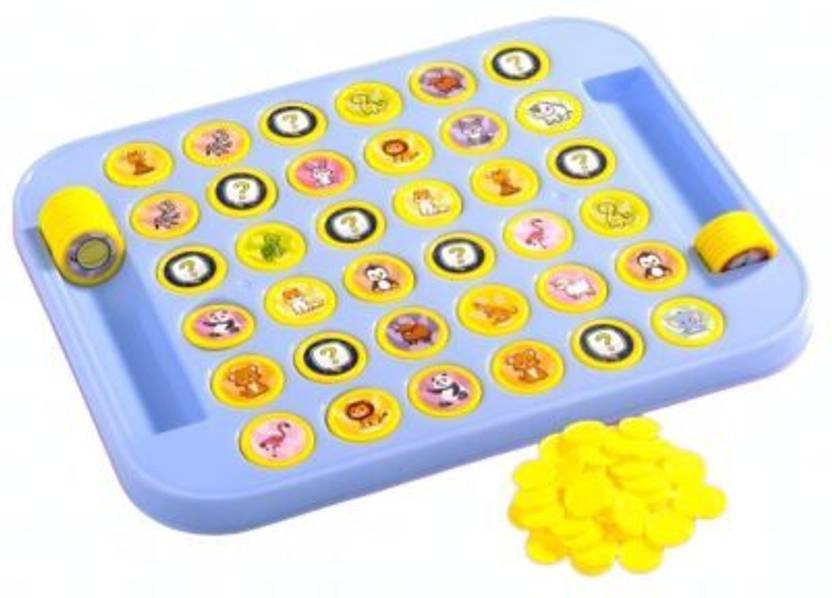 Aakrivaa Memory Flip & Match Game – Animal & Fruit Educational Board ...