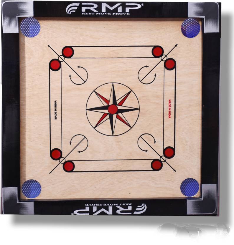 RMP Small Size Carrom Board With 2 Types Of Coins With Striker And ...