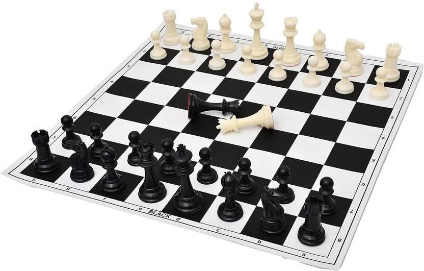AARGKRAFT 17'' Inches Tournament Vinyl Foldable Chess Set (Fide ...