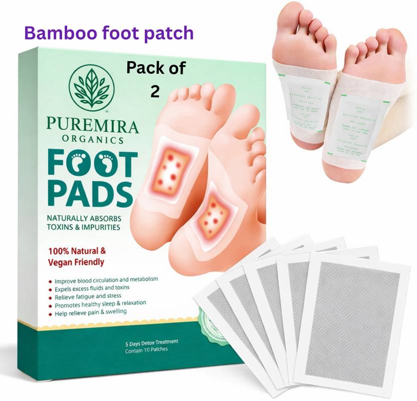 PUREMIRA ORGANICS Foot Patch for Foot Care Routine Plaster & Patch ...