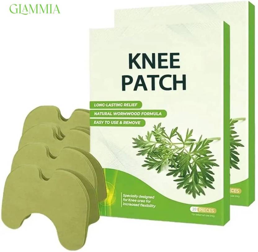 GLAMMIA Herbal Knee Patches | Plant Extract Support For Pain Relief ...