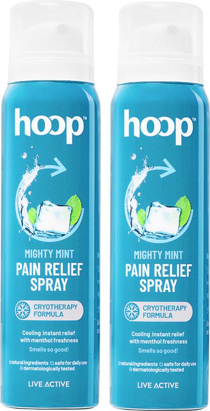 hoop Mighty Mint Pain Relief Spray, Instant Cooling Relief Spray - Buy ...