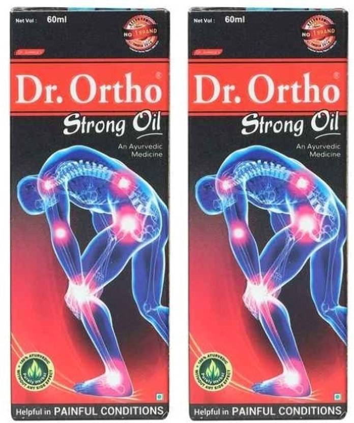 Dr. Ortho Strong Oil an Ayurvedic Medicine (2 Packs, 60ml Each) Liquid ...