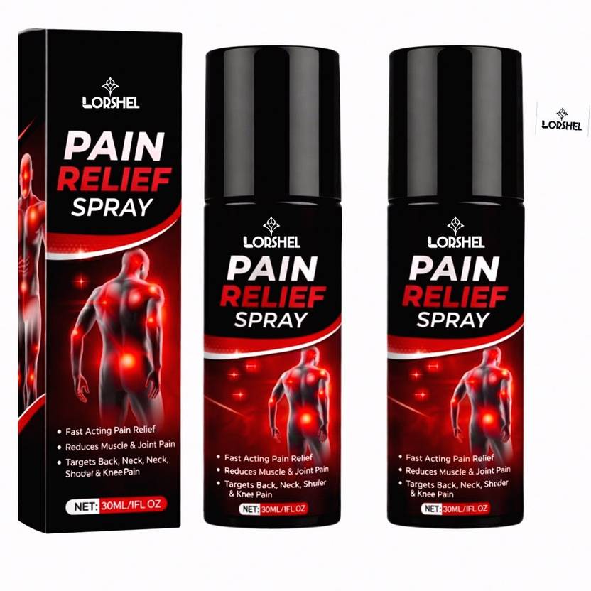 LORSHEL knee pain relief | spray | Upgraded Pain Relief Formula - Non ...