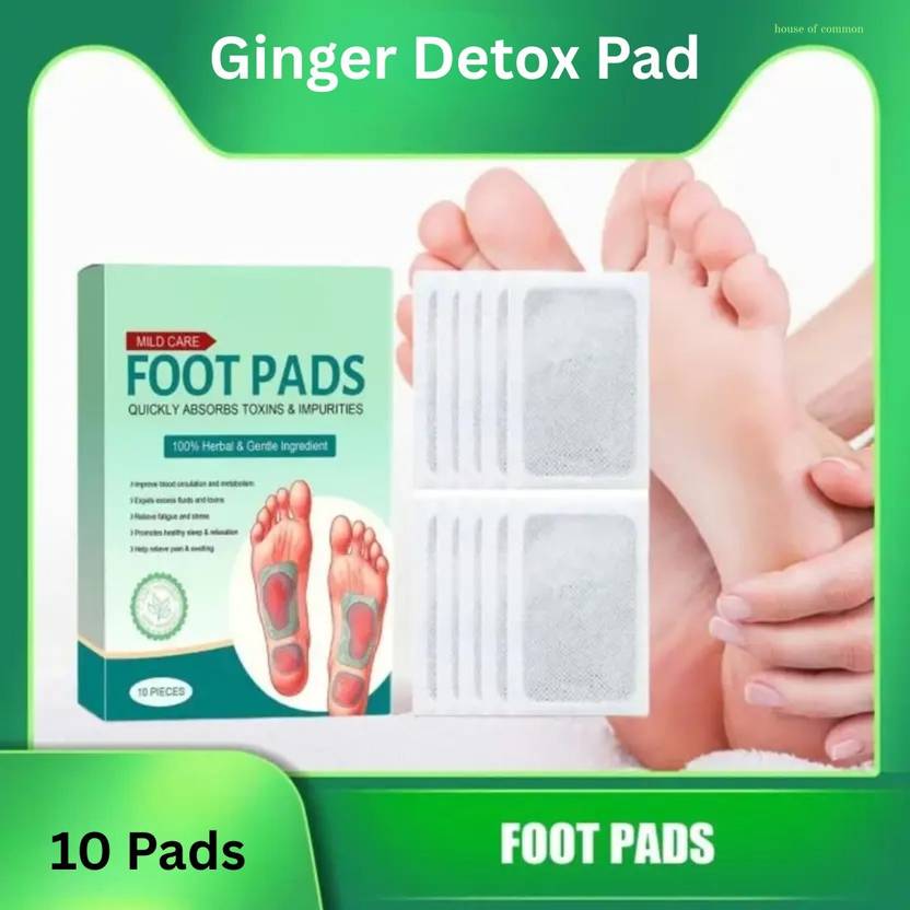 house of common Ginger Foot Patch | Daily Foot Detox Pads For Stress ...