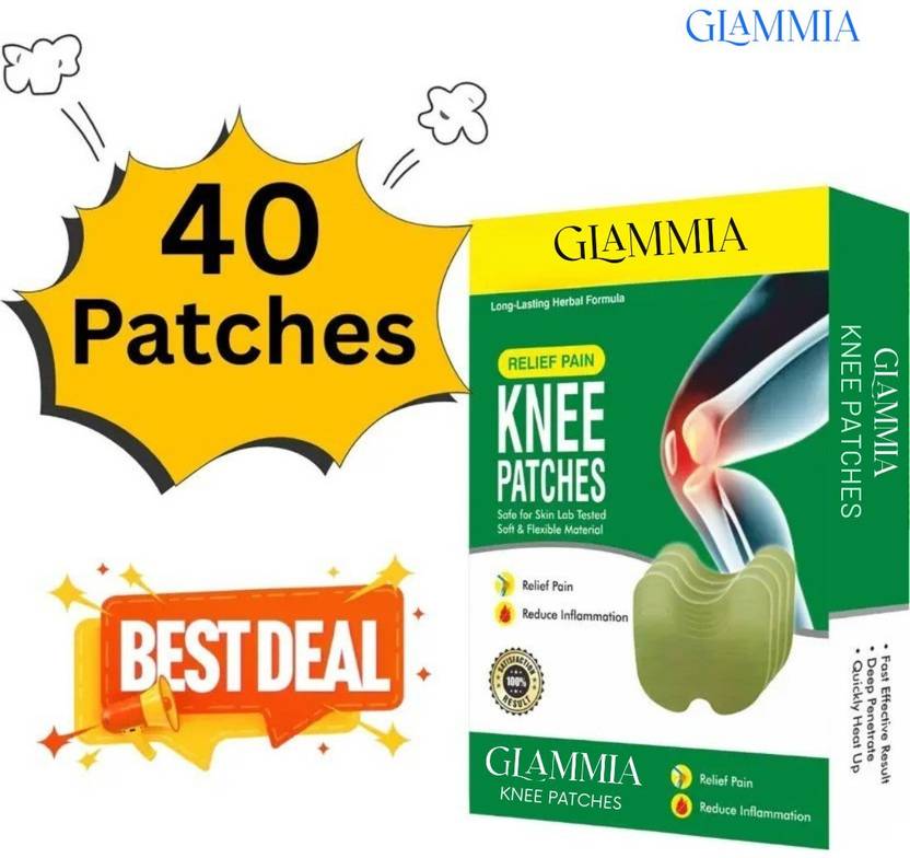 GLAMMIA Ayurvedic Knee Patch | For Natural Relief During Recovery ...