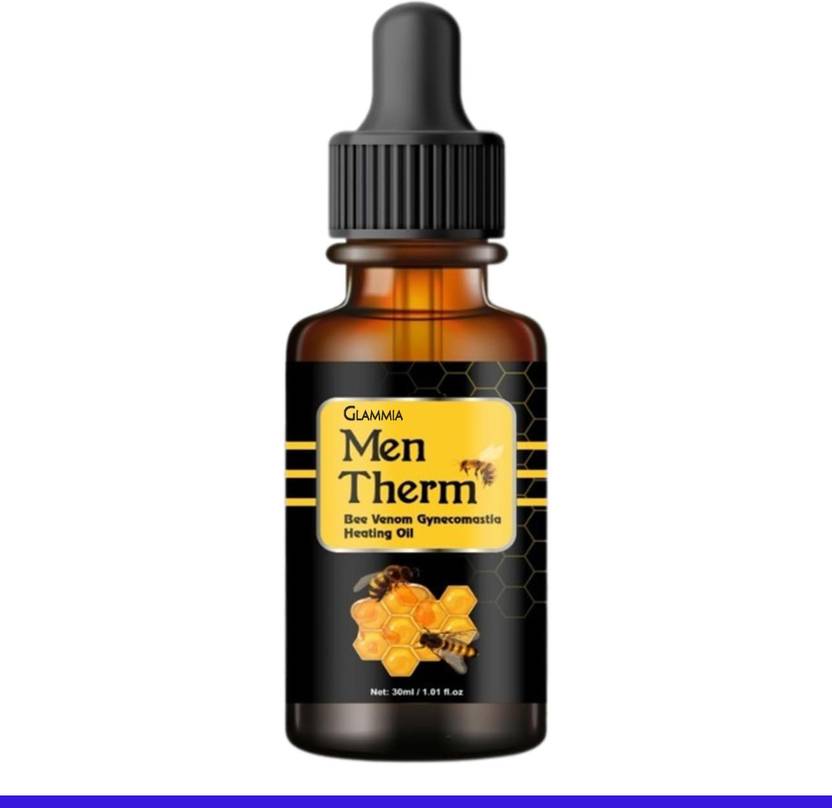 GLAMMIA Men Therm Bee Venom Gynecomastia Heating Oil Body Oil Skin ...