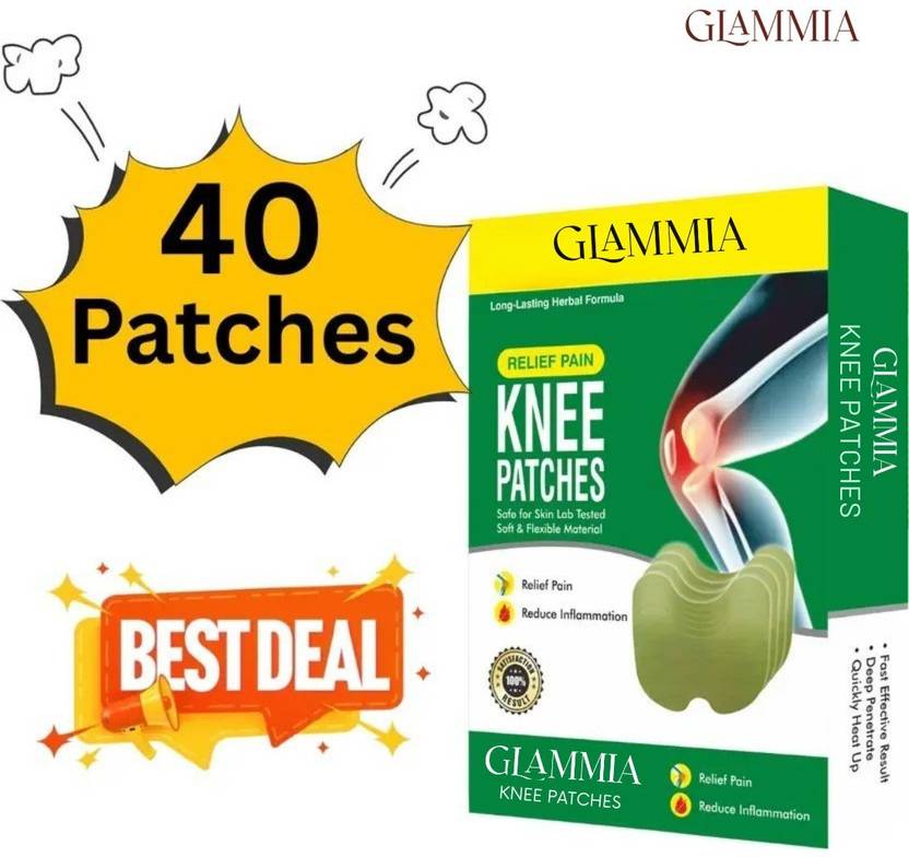 GLAMMIA Ayurvedic Knee Patch | Comfort For Pain Free Knee Movement ...