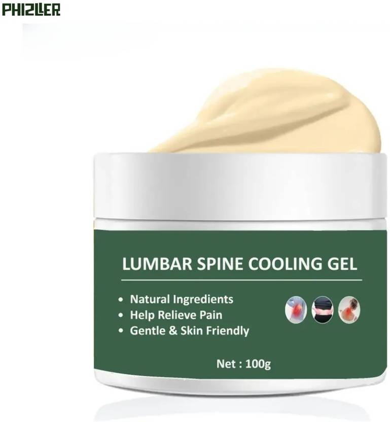 PHIZLLER Lumbar Spine Cooling Gel – Fast Acting Gel for Back Pain ...