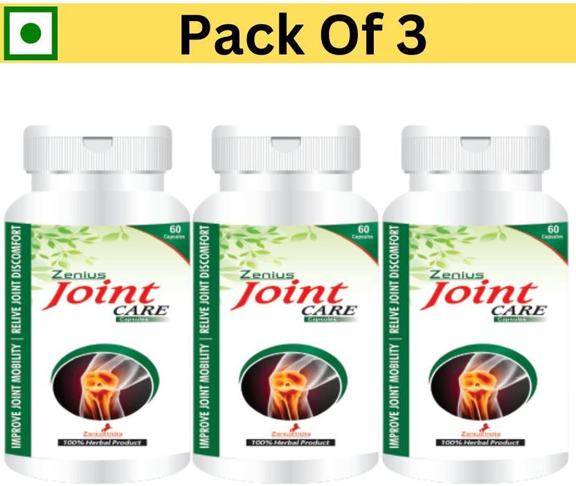 Zenius Joint Care Capsule for Joint Pain Relief (60 Capsules) (Pack of ...