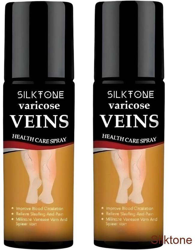 Silktone vericose vein spray reduces visible signs of swollen varicose ...