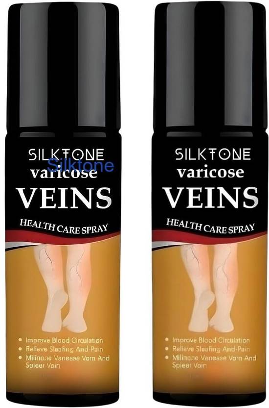 Silktone vericose vein spray reduces visible signs of swollen varicose ...