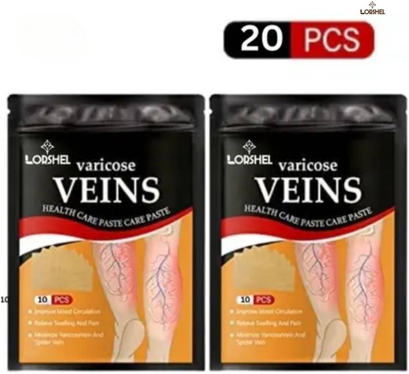 LORSHEL varicose veins patch infused with herbs for powerful vein spray ...