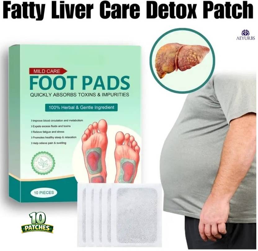 AEYURBS Liver Detox Patches Fatty Liver Repair Complete Detox Liver ...