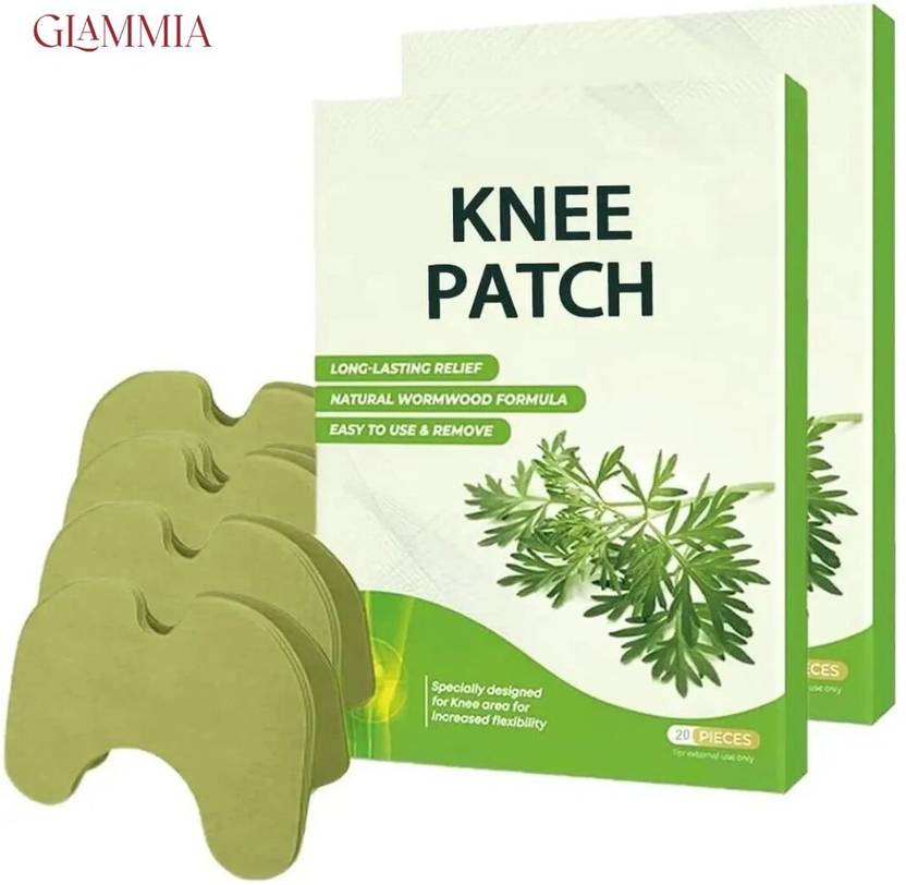GLAMMIA Herbal Knee Patches | Provide Support In Daily Comfort Plaster ...