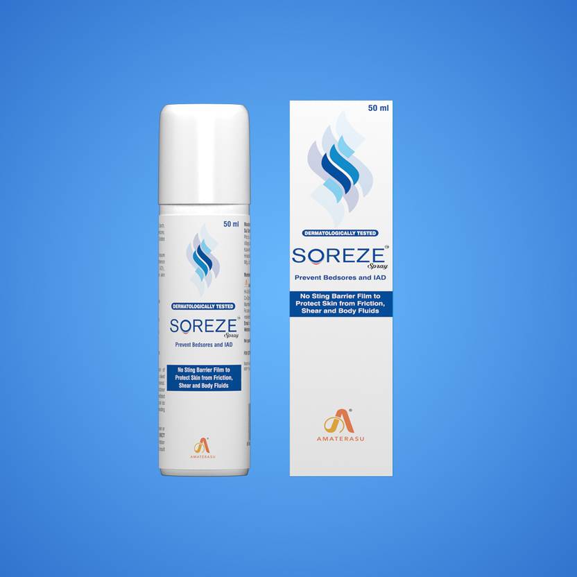 Soreze Spray For Pressure Ulcers & Diaper Rashes | Protect Skin from ...