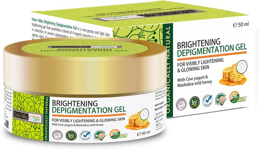 Indus Valley Brightening Depigmentation Gel with Cow Yogurt & Honey for ...