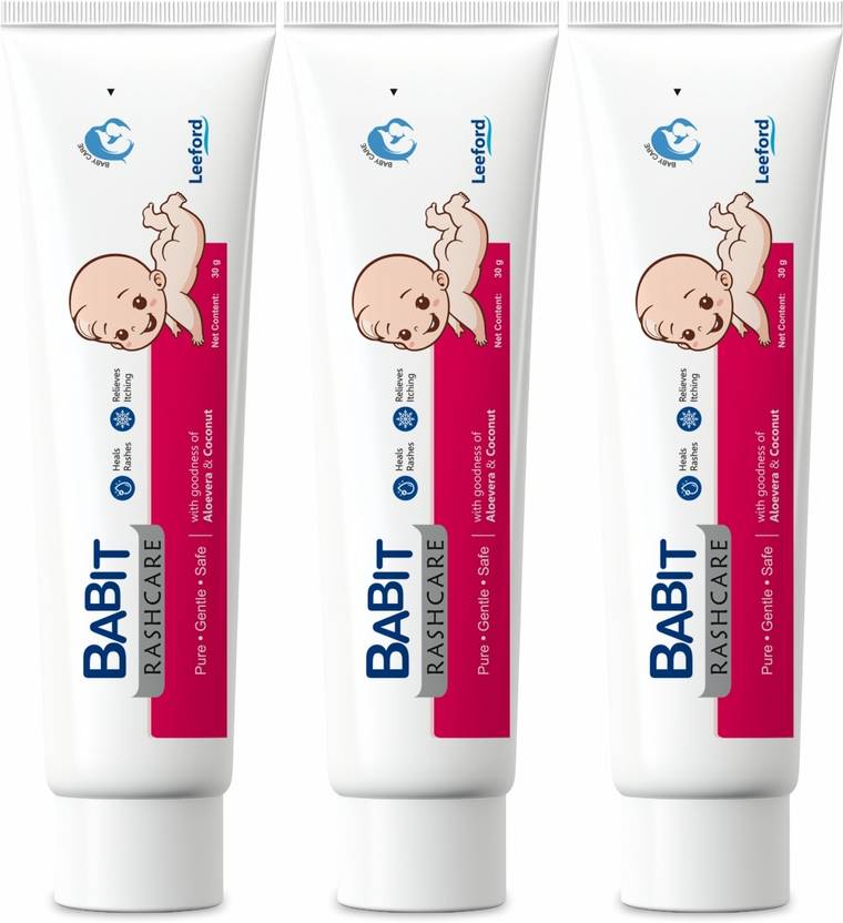 BABIT Rashcare Cream for Babies Diaper Rash with Aloe Vera & Neem 30g ...