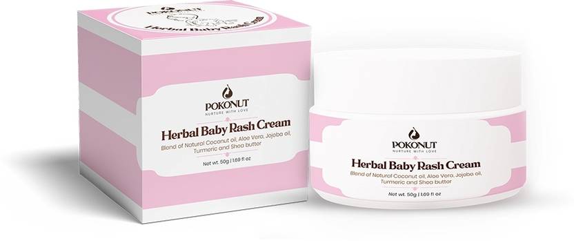 Pokonut Herbal Baby Diaper Rash Cream-Prevent Rashes-Chemical Free 50 g ...