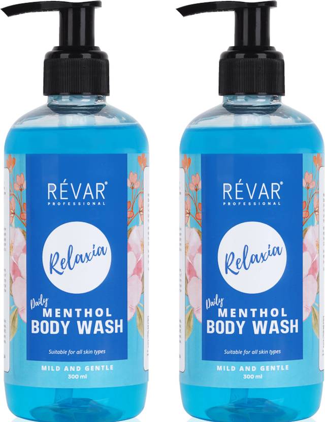 Revar Relaxia Daily Menthol Mild and Gentle Body Wash - Pack of 2 (2 x ...