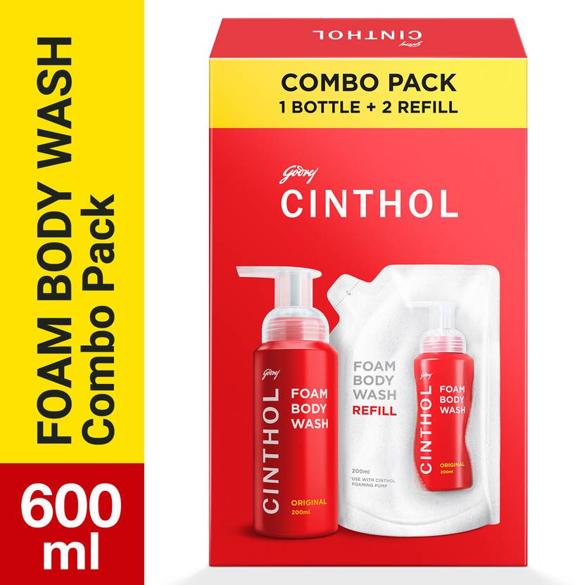 CINTHOL Original Foam Body Wash - Combi Pack: Buy CINTHOL Original Foam ...
