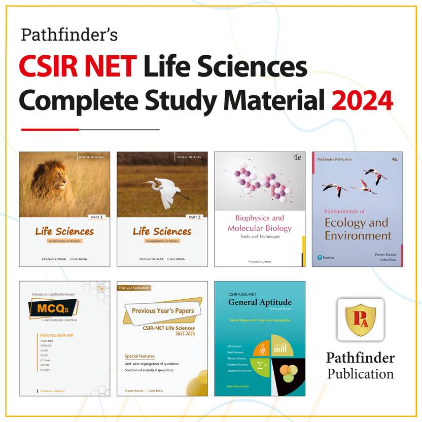 Pathfinder Academy Csir-Jrf-Net Life Sciences Book Combo Set with Ecology: Buy Pathfinder ...