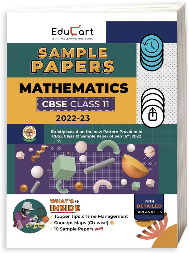 Educart CBSE Class 11 MATHEMATICS Sample Paper 2022 (Full Syllabus with ...