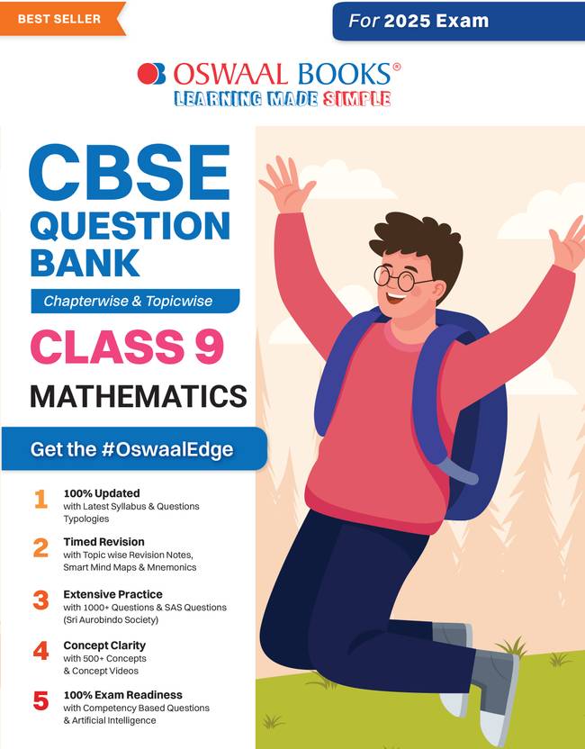 CBSE Question Bank Chapterwise and Topicwise SOLVED PAPERS_Class 9_Mathematics_For Exam 2024-25 ...
