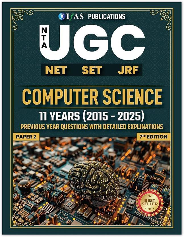 UGC NET Computer Science 2025 - 11 Years PYQ (2015–2025) | UGC NET Paper 2 Computer Science Book ...