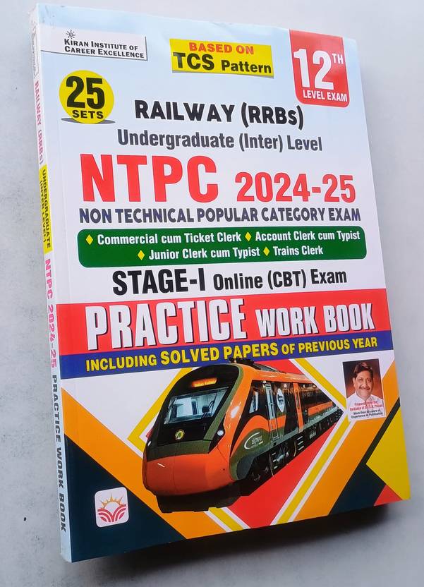 Railway NTPC Undergraduate (Inter) Level 2024 to 2025 Stage 1 Practice ...