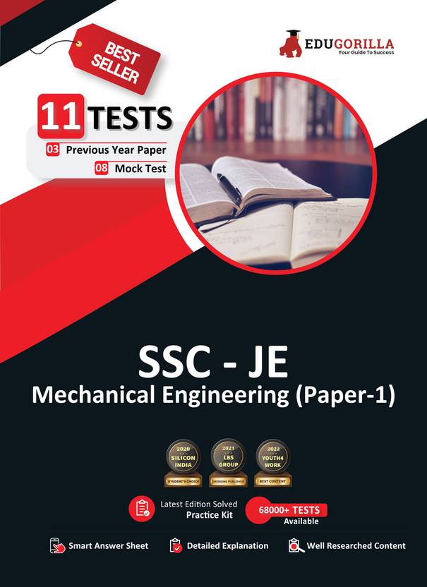 SSC JE Mechanical Book - 2024 (Paper 1) | 8 Full Length Mock Tests and ...