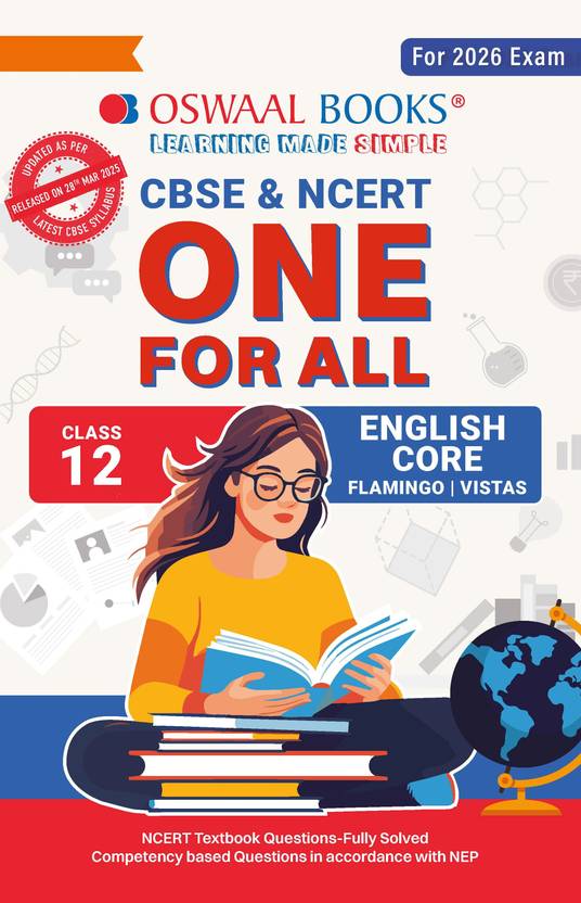 Oswaal Cbse & Ncert One for All Class 12 English Core (for 2026 Exam ...