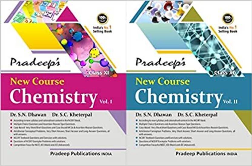 Pradeep's New Course Chemistry ( Vol.1 & 2 ) for Class 11 [Examination ...