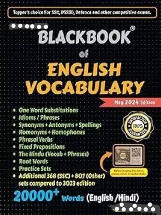 blackbook of english vocab 2024-25: Buy blackbook of english vocab 2024 ...