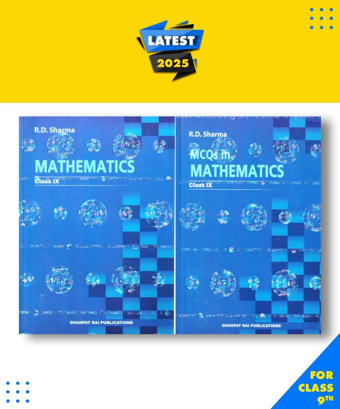 RD SHARMA MATHEMATICS FOR CLASS 9TH CBSE EDITION BOOKS, R D SHARMA, R.D ...